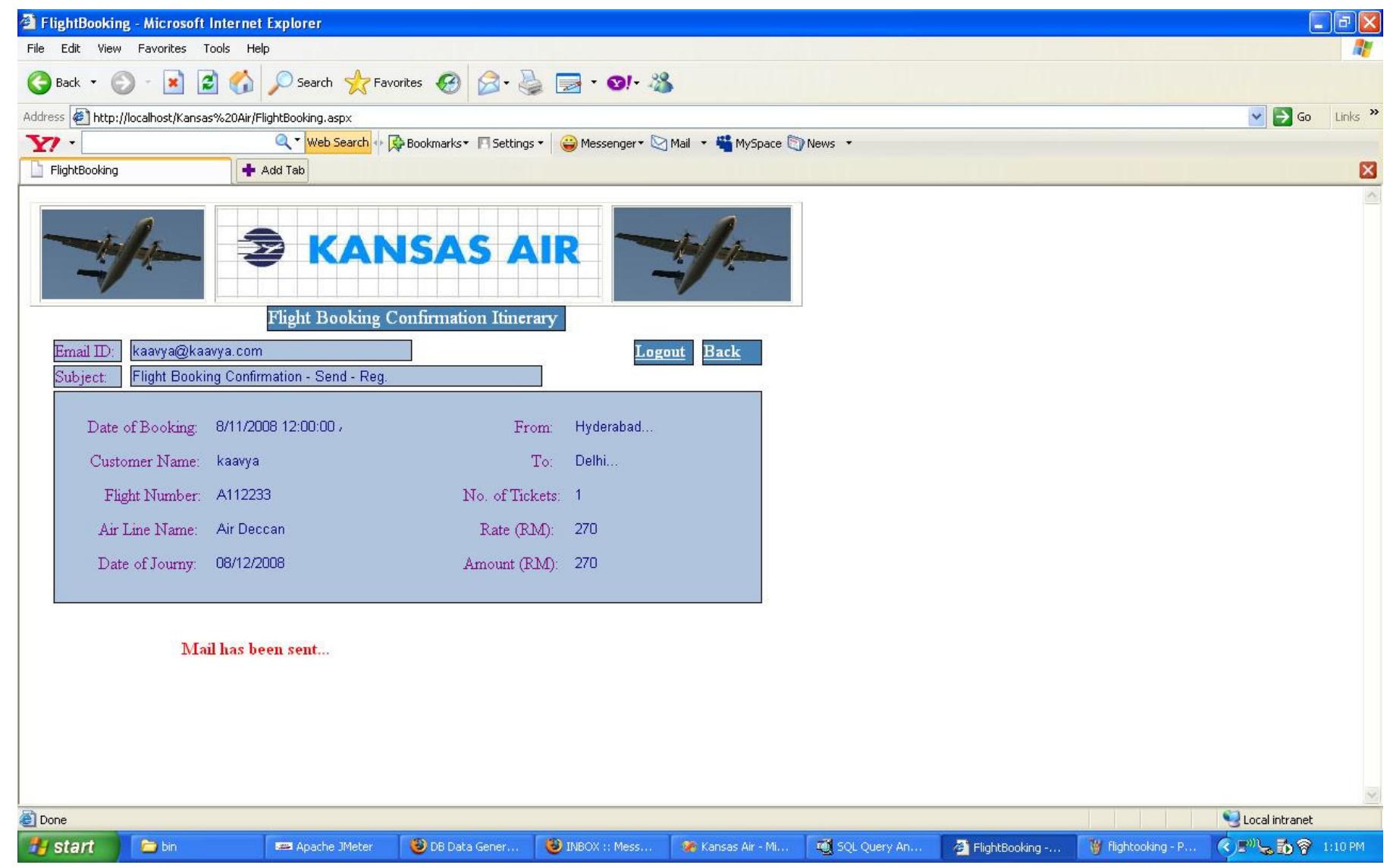 AIRLINE RESERVATION SYSTEM