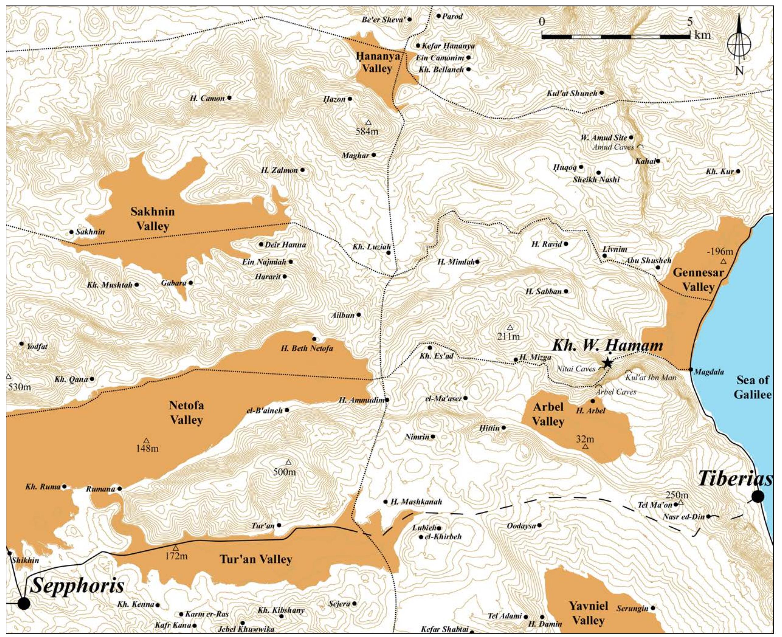 12. map of roman-period sites in the eastern and central
