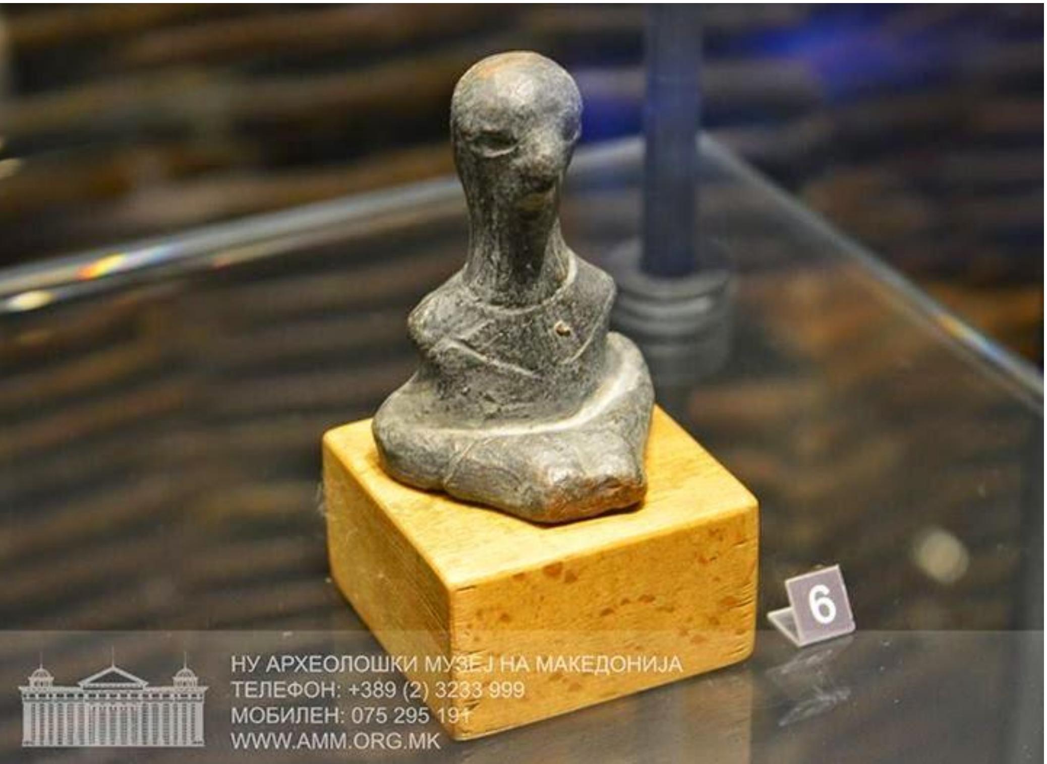 Above: early neolithic goddess figurine from the prehistoric