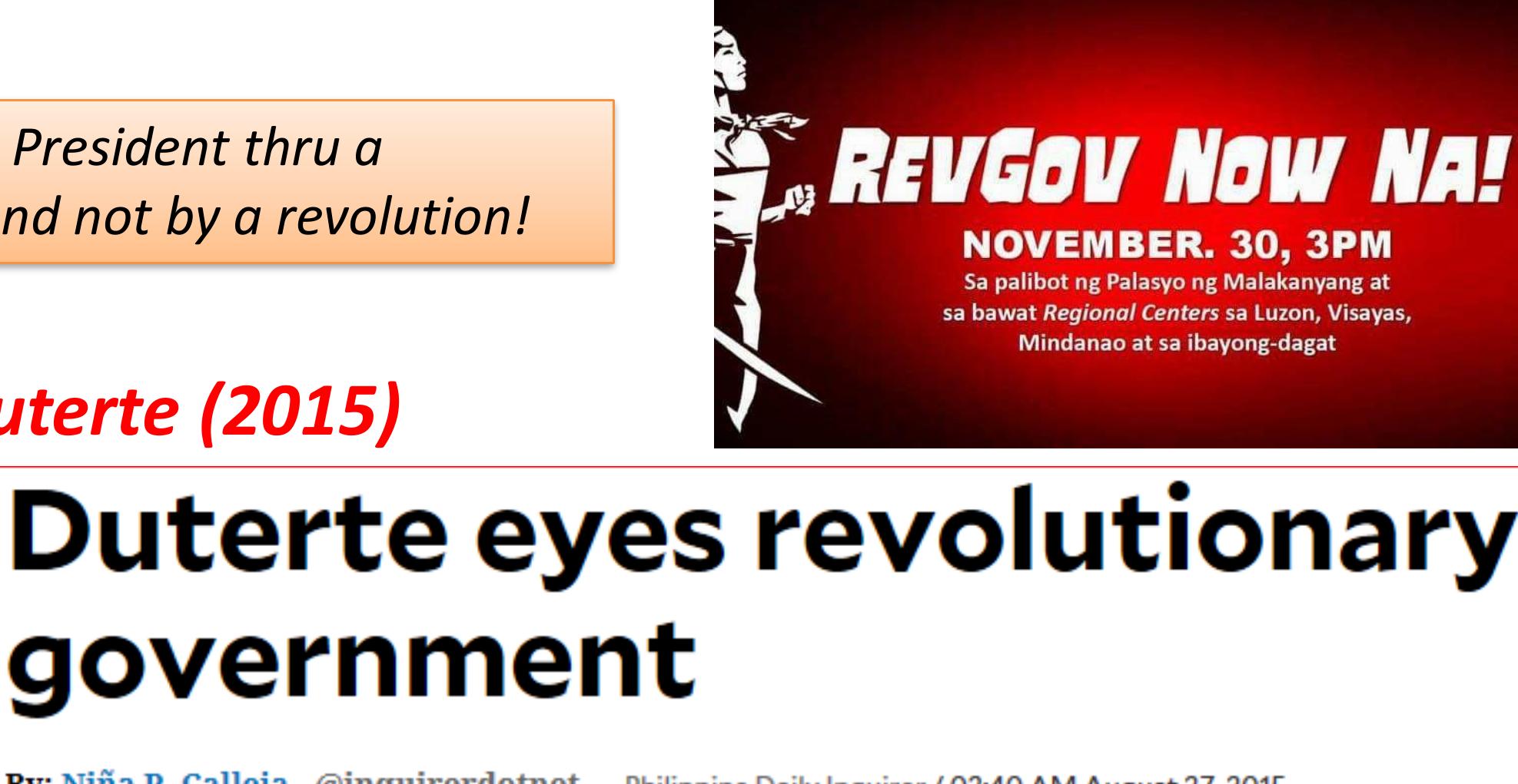 Figure 31 - The Philippines Under Duterte: A Process of