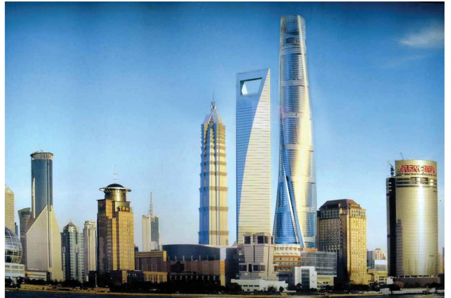 Planned to reach 632 m (2,073 ft) height, the 128-story