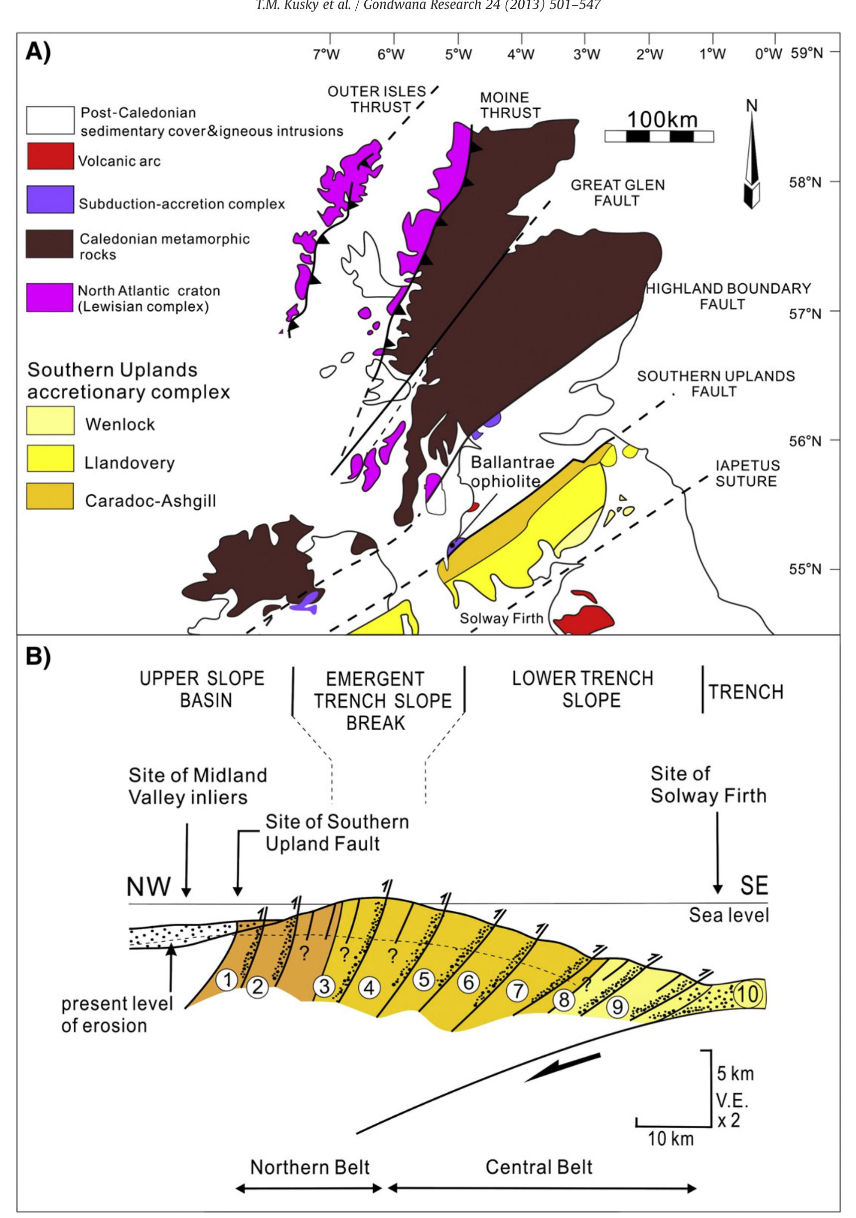 (a) map of northern scotland showing the location of the