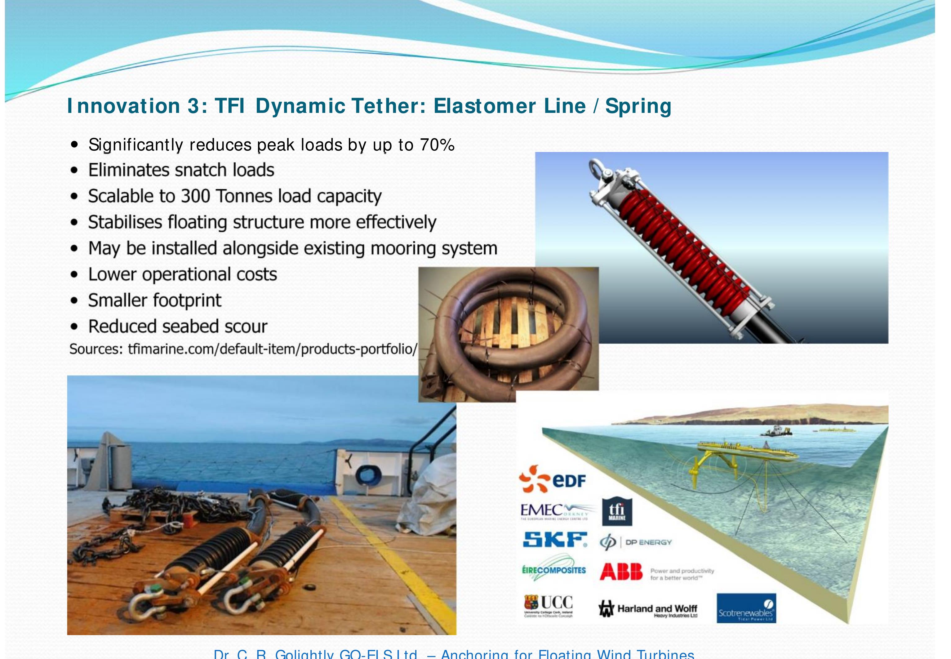 Figure 19 - Anchoring & Mooring for Floating Offshore Wind