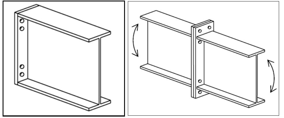 Figure 1 - from Evaluation of Unstiffened Extended End Plate