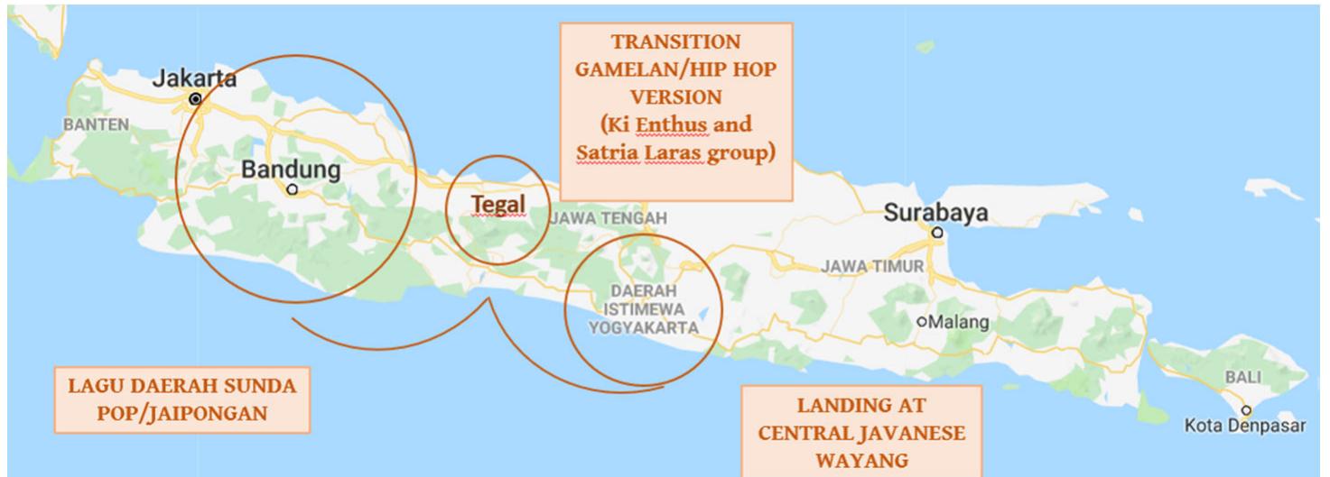 Bajing loncat geographical “border crossing”. a a ea as in