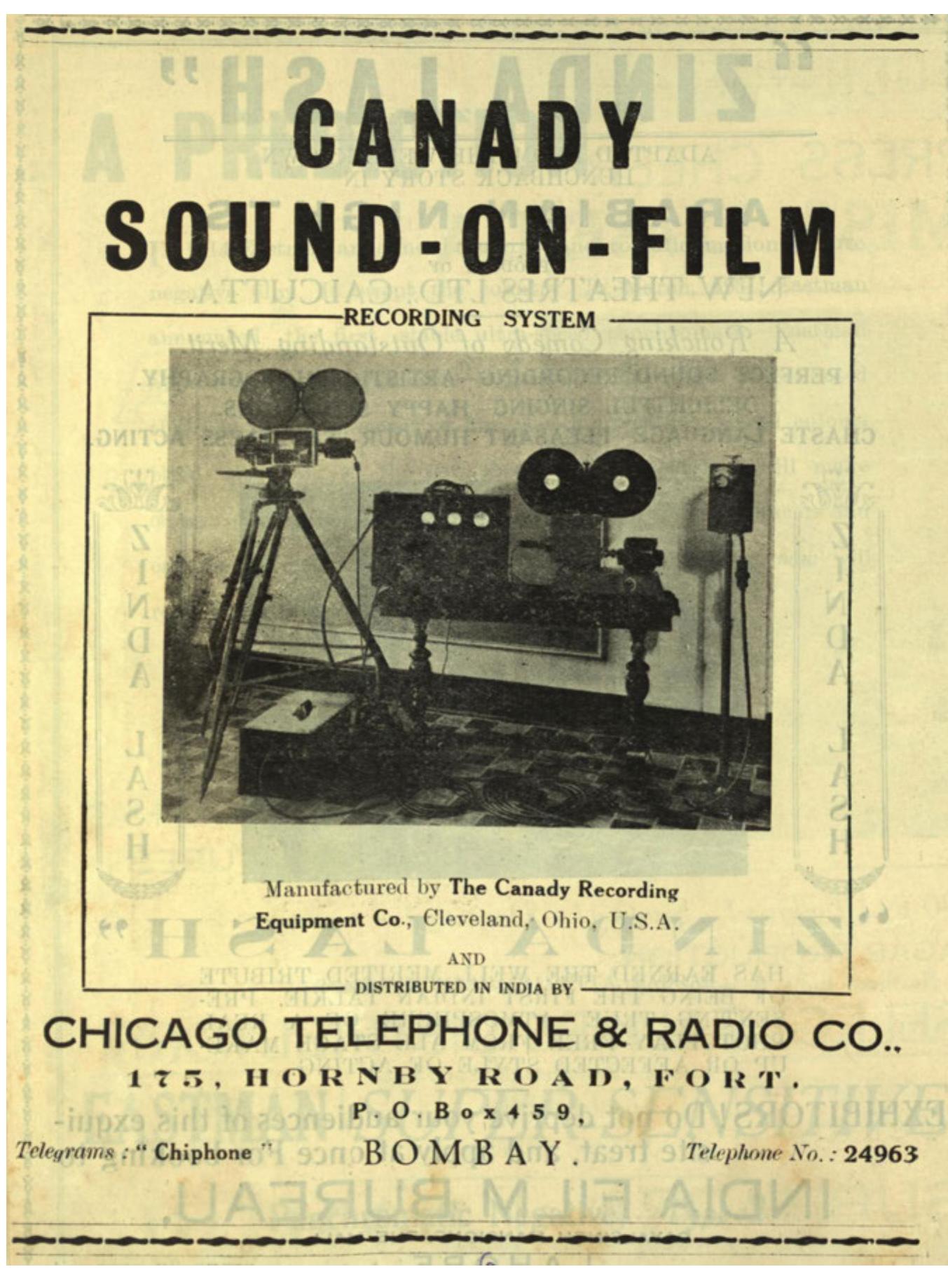 3 canady sound-on-film recording system.
