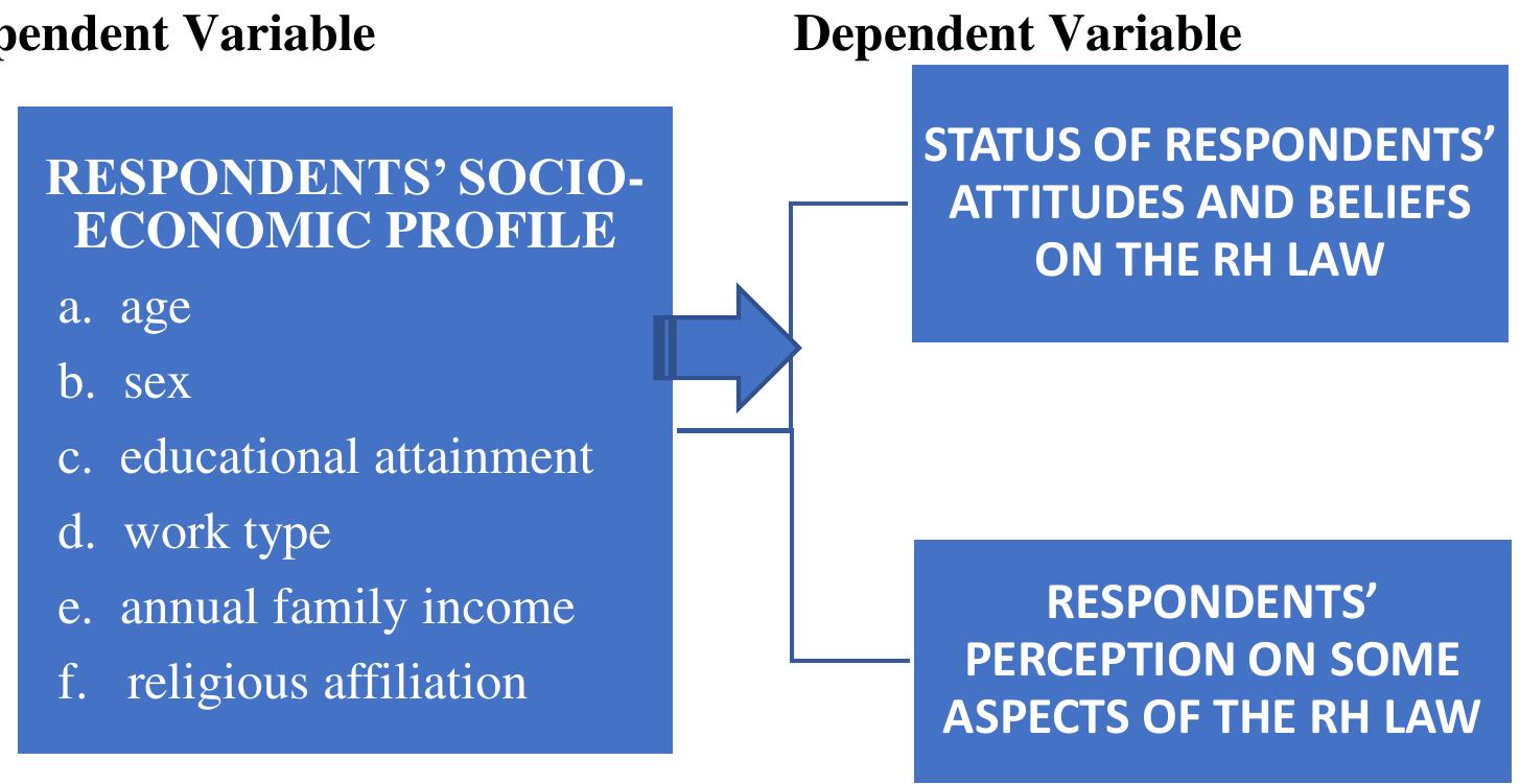 Schematic diagram of the interrelationships of the variables
