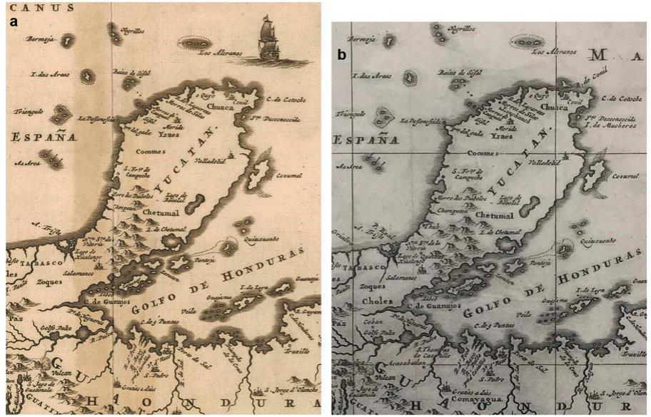 Two examples of the narrow-waisted sequence of cartographic