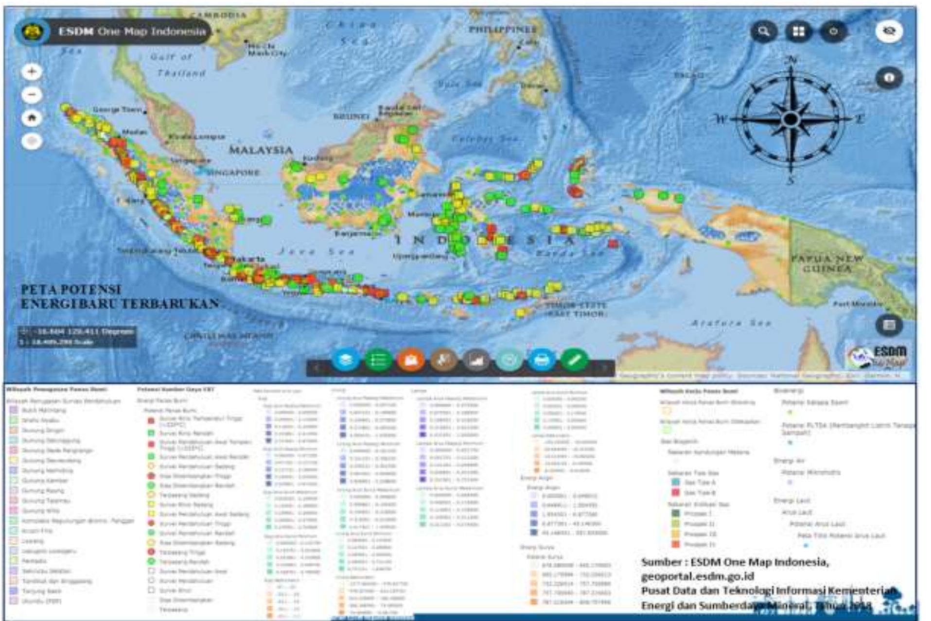 (PDF) ESDM One Map Indonesia Exploring The Energy and Mineral Resources ...