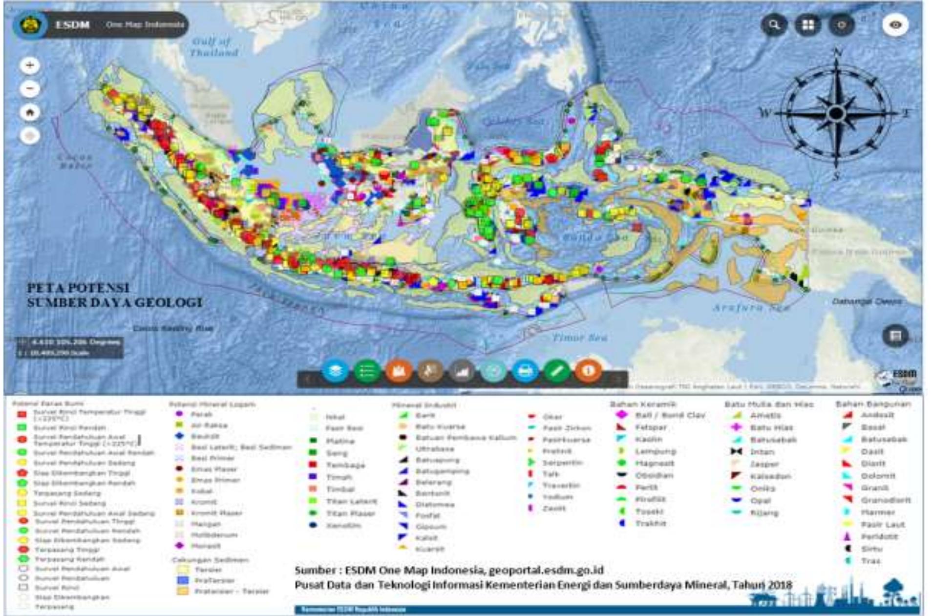 (PDF) ESDM One Map Indonesia Exploring The Energy and Mineral Resources ...