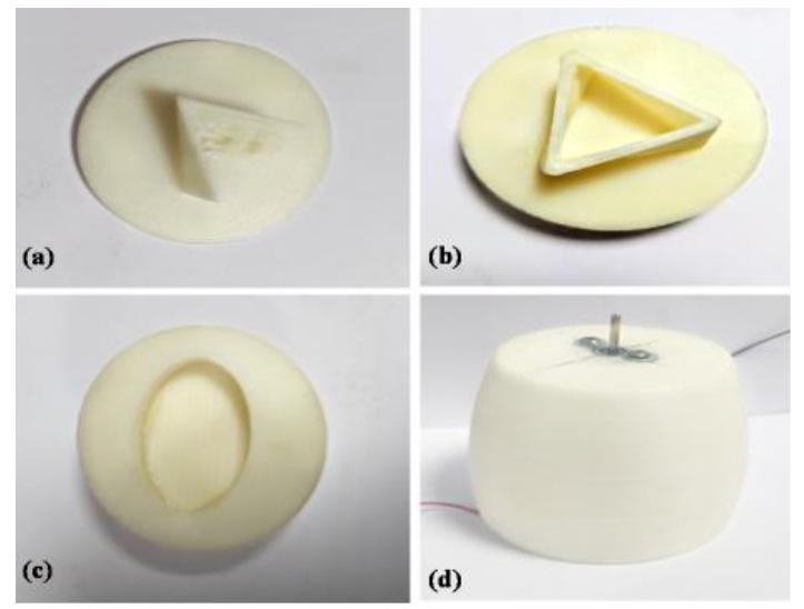 3d printed parts of vortex mixer (a) shaft connector (b)