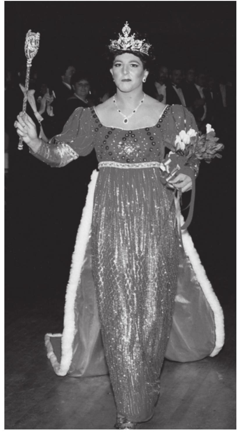 Queen richard iv at the 1985 osiris ball. author not