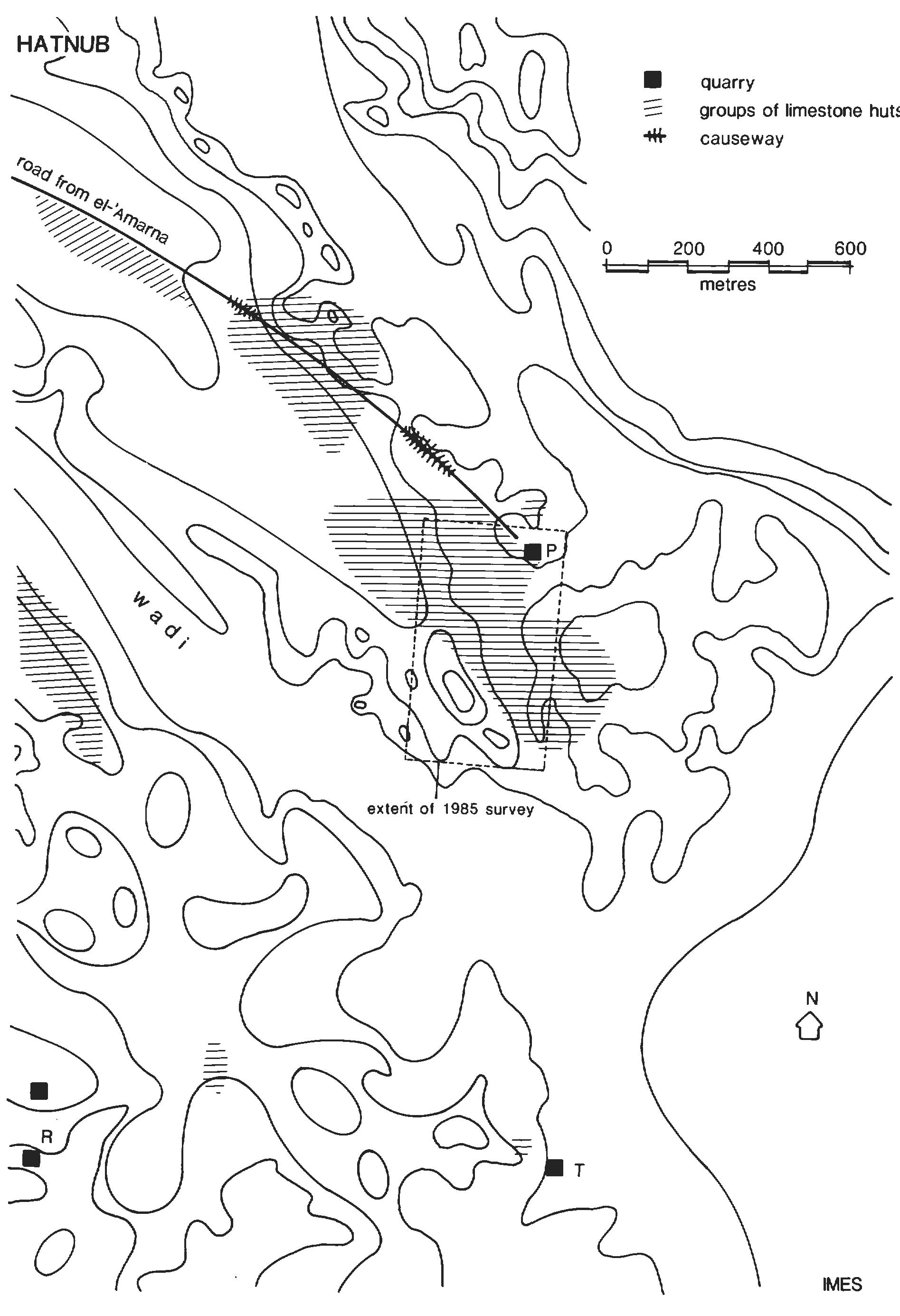 1. a revised version of timme’s map of the hatnub region