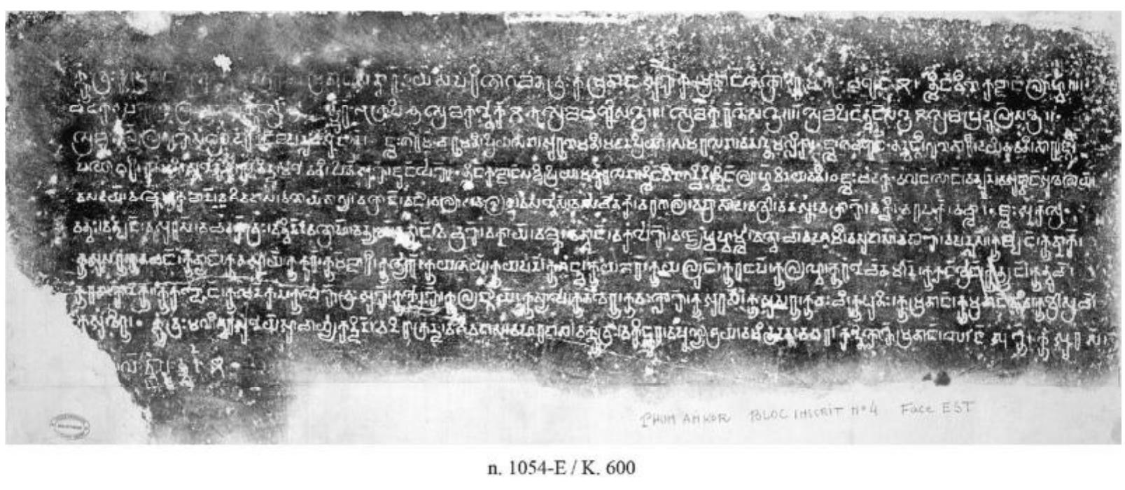 (PDF) The earliest dated Cambodian inscription K. 557/600 from Angkor ...