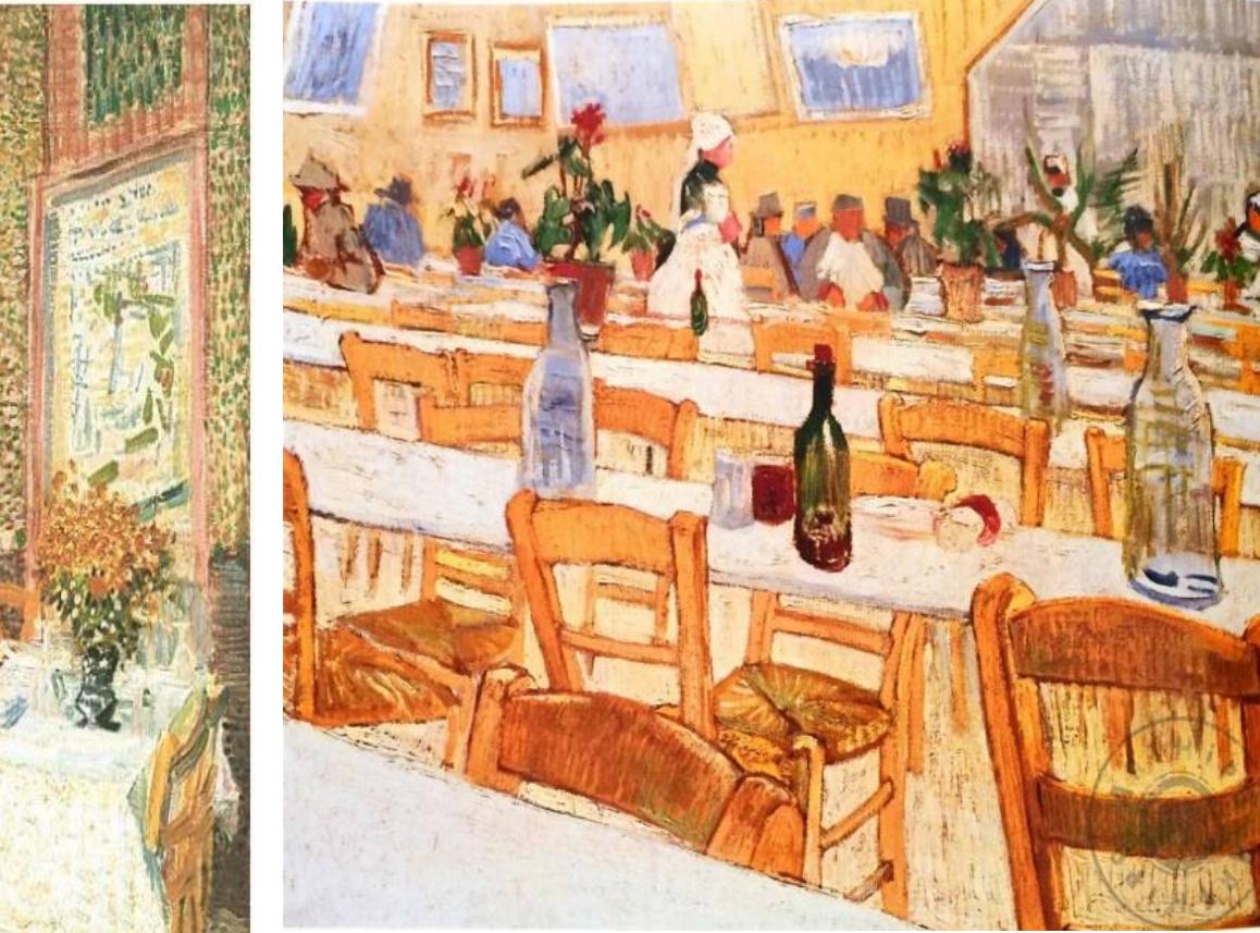 Vincent van gogh, restaurant in arles, (1888), private