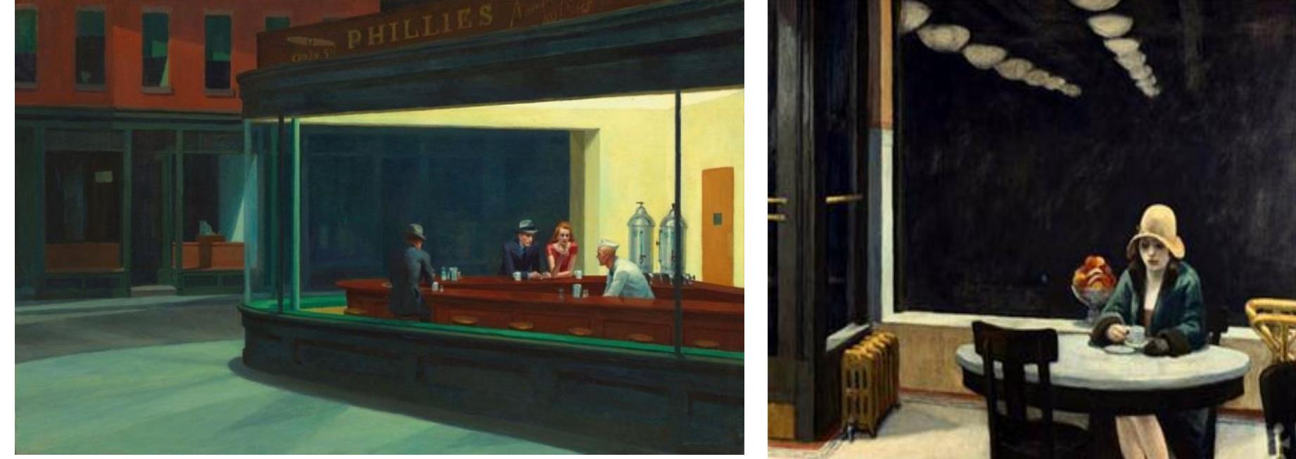 Edward hopper, nighthawks (1941), art institute of chicago a