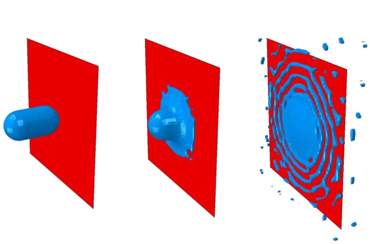 Soft body impactor modeling using coupled eulerian