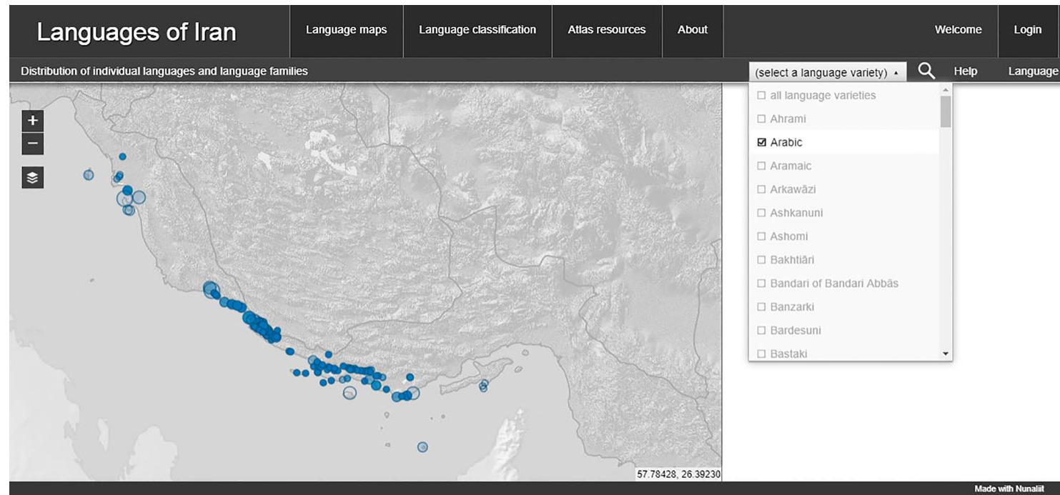 Figure 12 - from The Atlas of the Languages of Iran (ALI): A