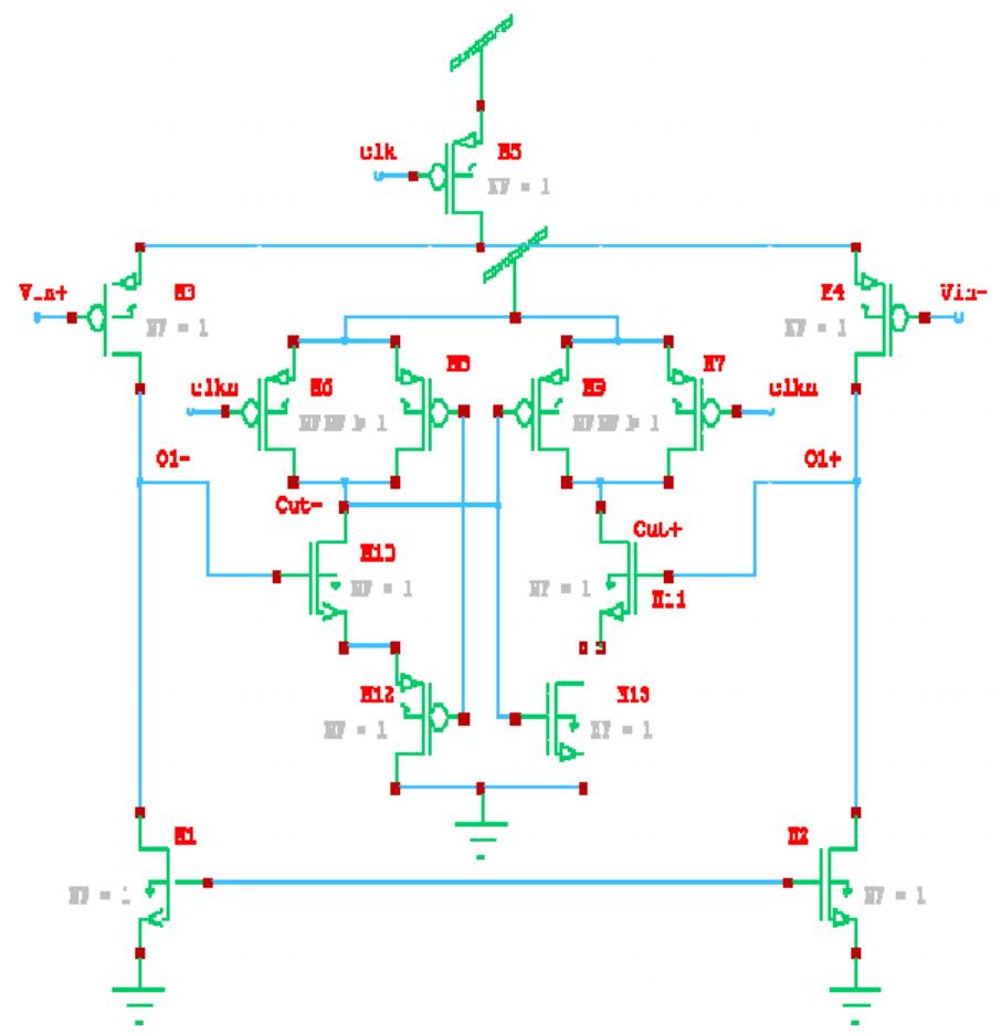 Figure 3 - from Low Power Two Stage Dynamic Comparator