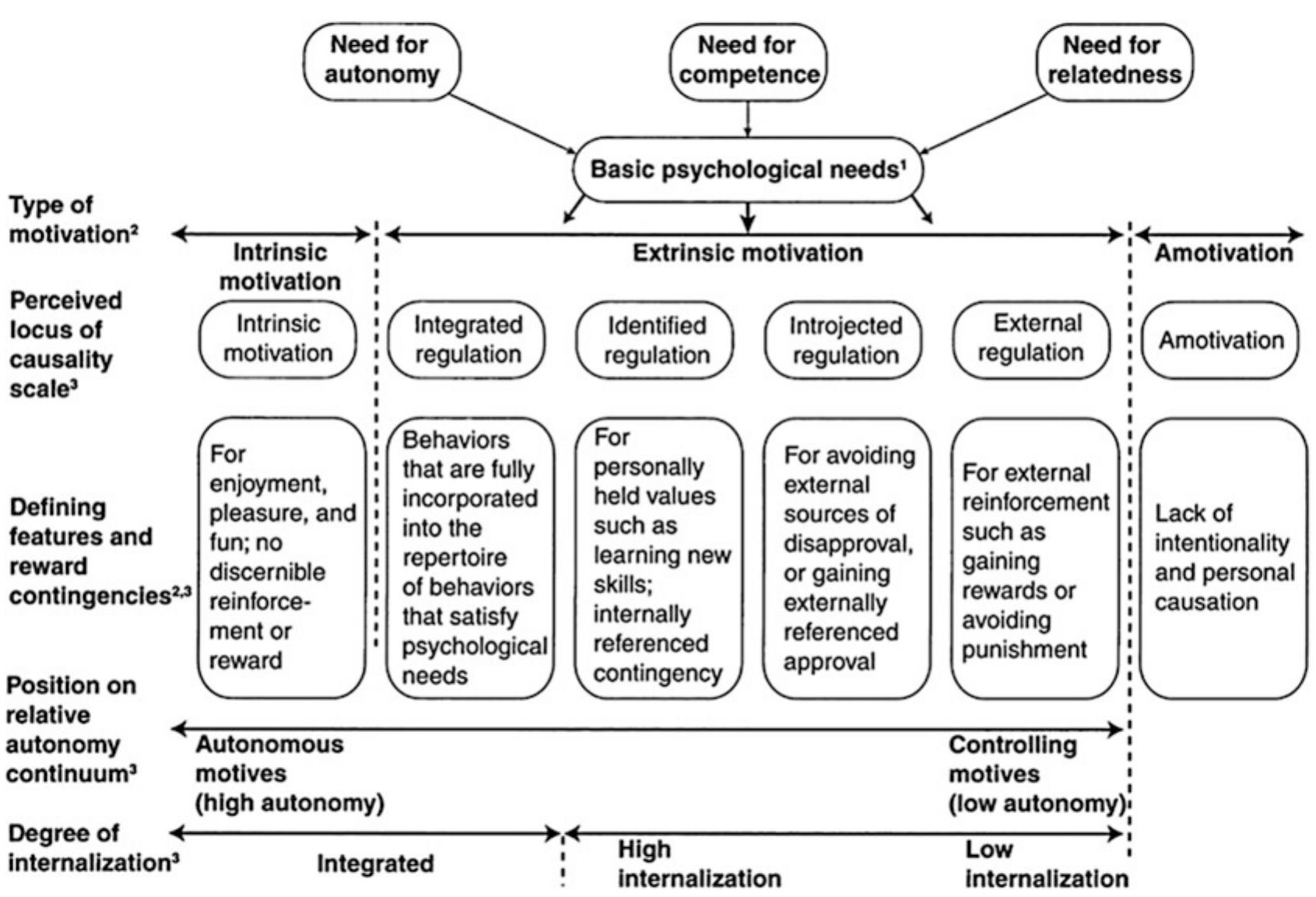 Theories of self-determination, fig. 1 self-determination