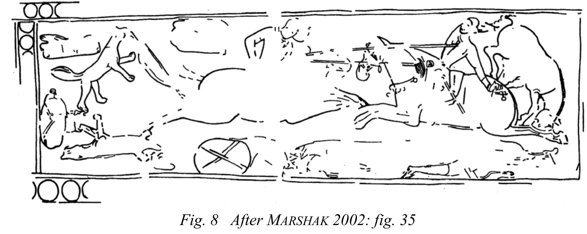 Figure 7 - from The Pañcatantra in Sogdian Paintings, in: