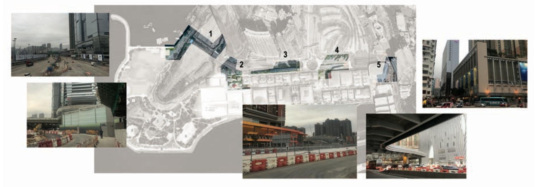 Experiential mapping - pedestrian experience at current wkcd