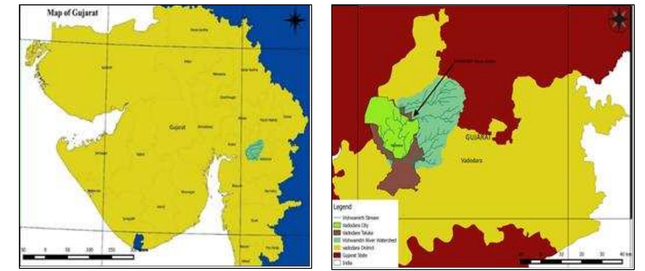 Study area location swat (version swat2012) is used in the
