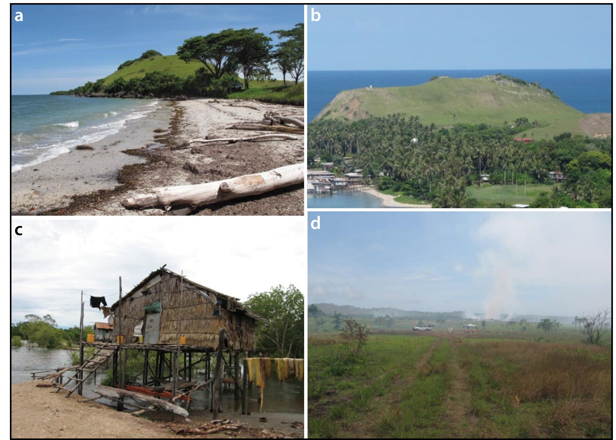6. caution bay motu and koita places: a. southern edge of