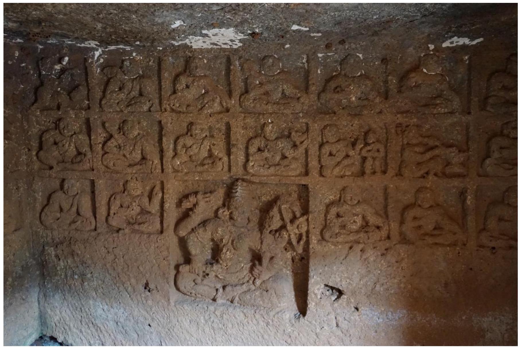 30 tripurasundari with siddhas, cave 29, panhale kaji