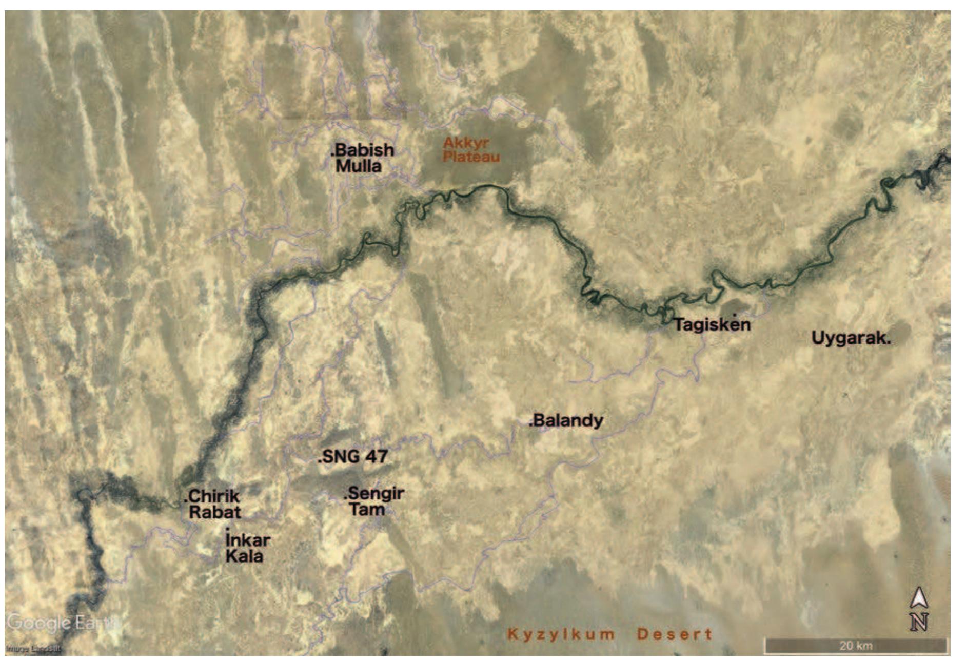Figure 2 - from Inner Syr Darya Delta. Archaeological Sites