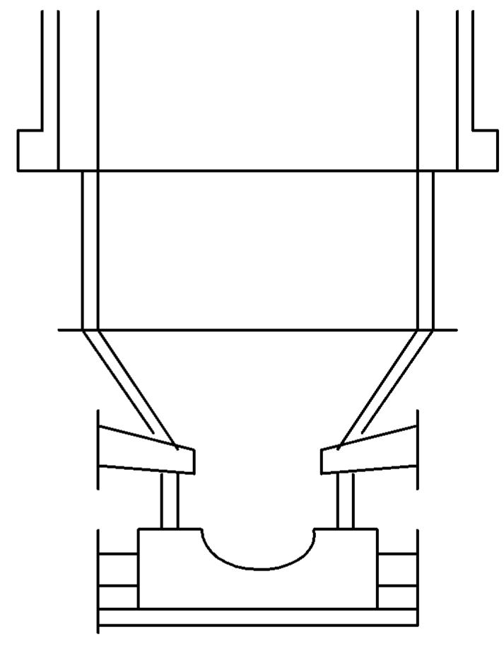 2 - original isp furnace configuration water jackets in