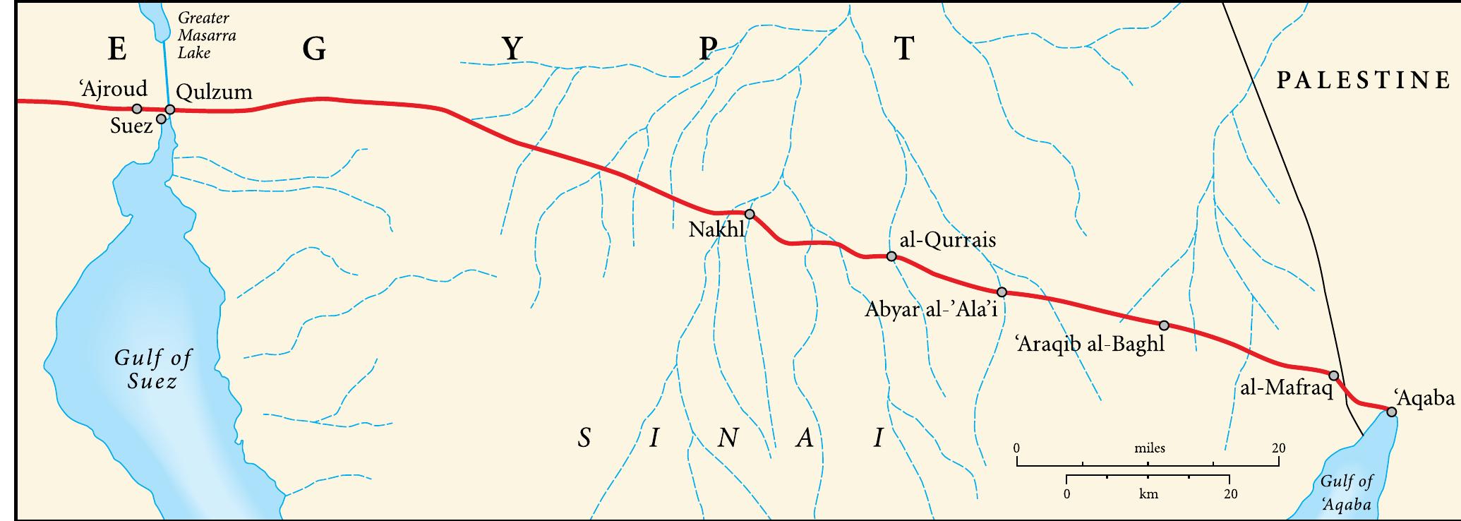 Plate 1 the map of the egyptian hajj route between birkat