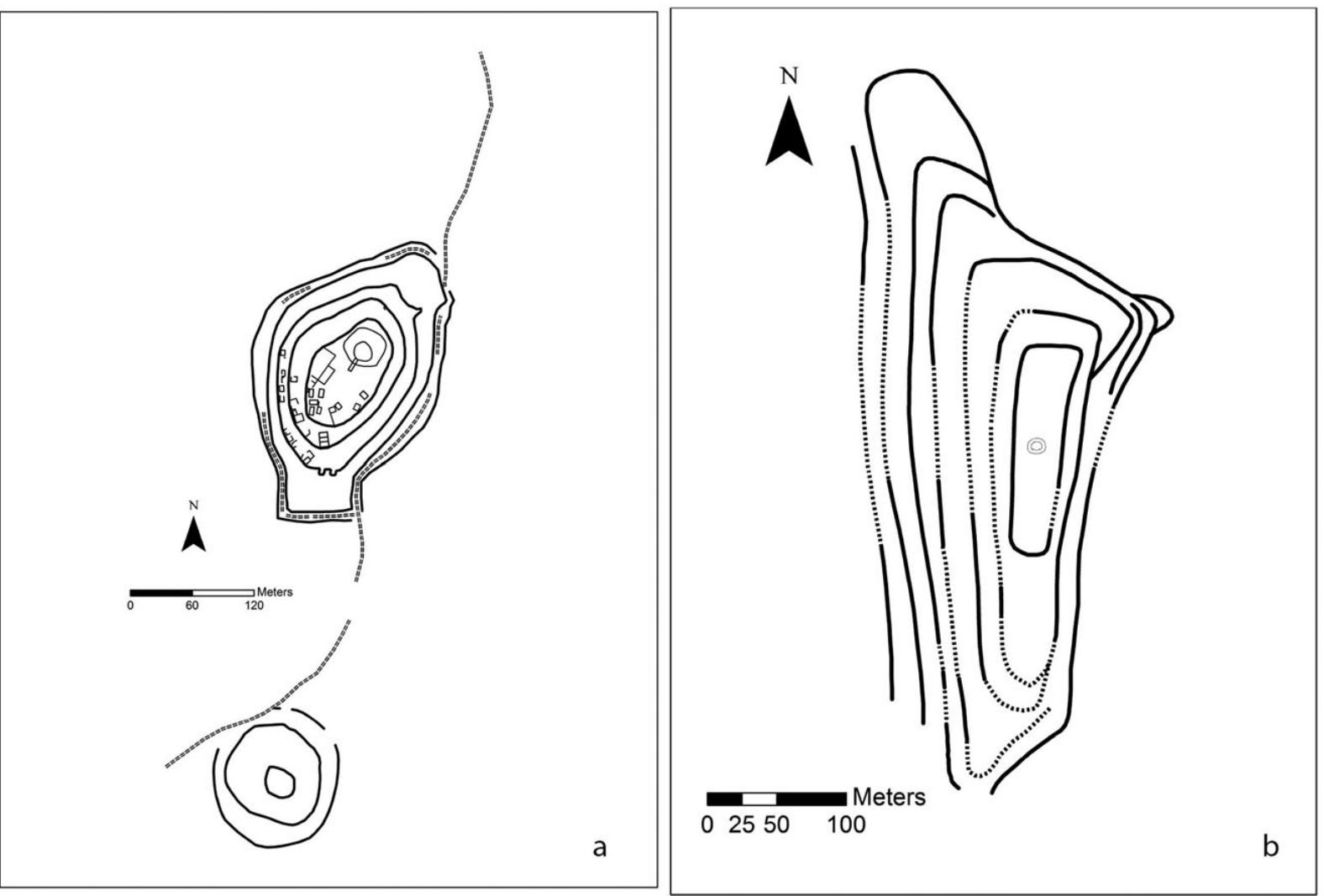 Survey maps of type i, ii, and iii sites. (a) pil7 celda