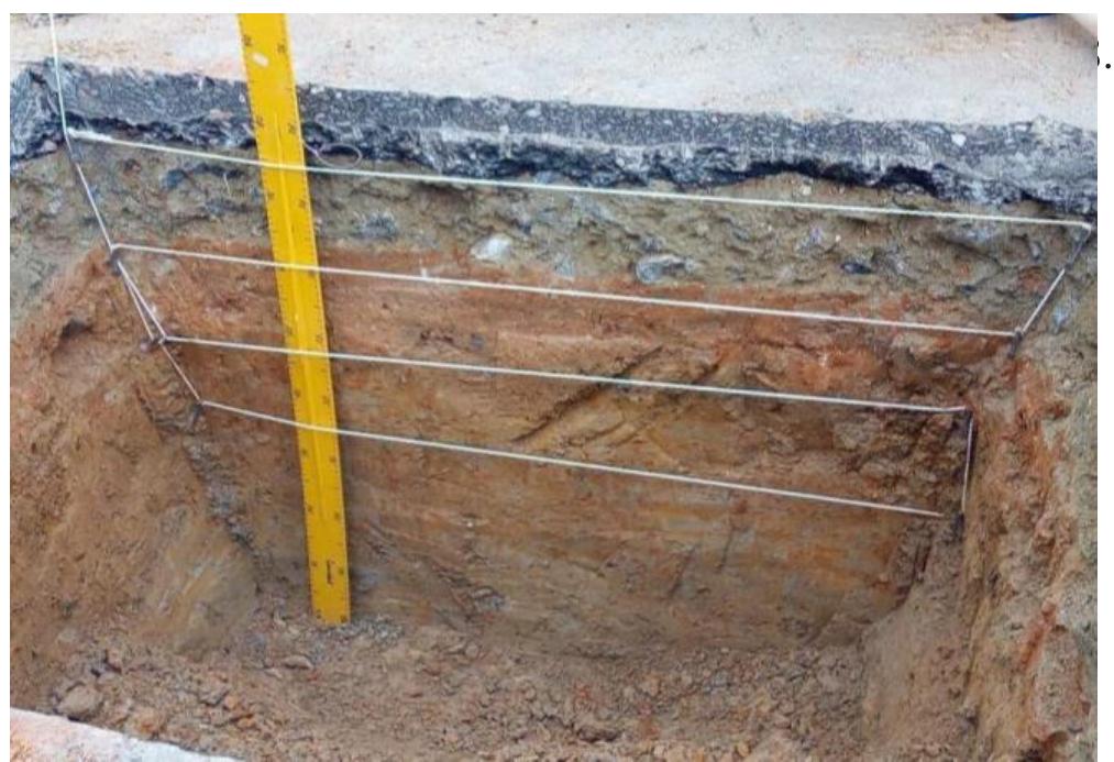 Appendix d picture plate for trial pit lining with sampling