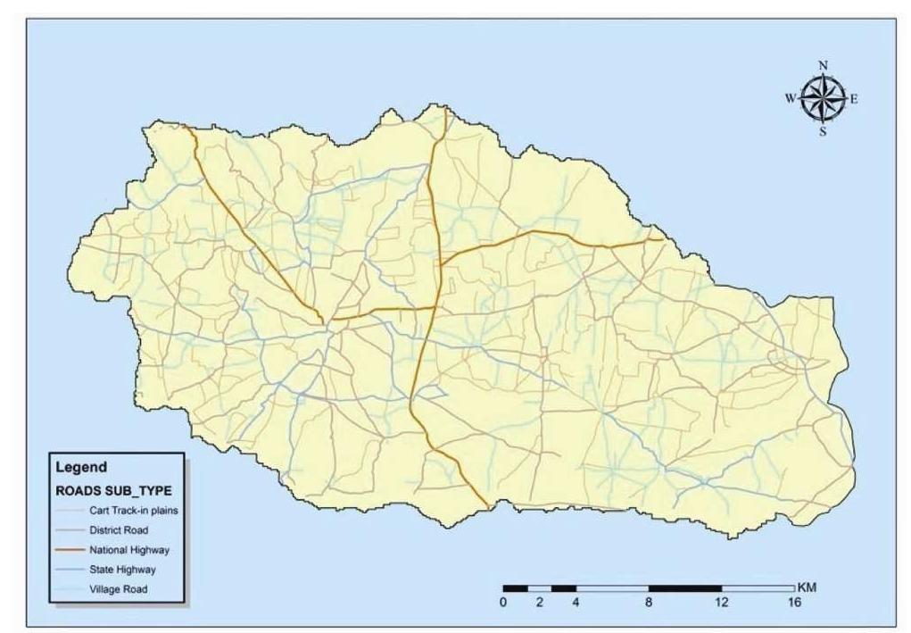 Infrastructure map of panchganga basin.