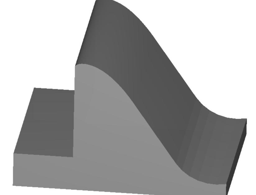 3d model of the spillway of cakmak-1 dam. turbulent mixing