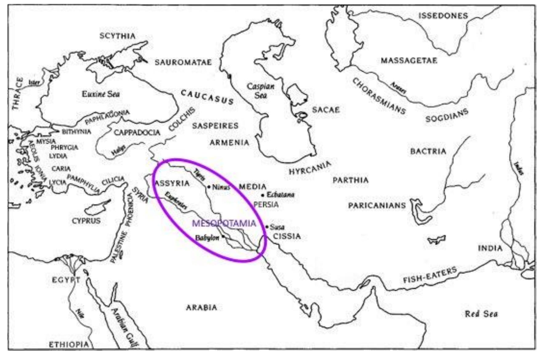 Figure 3 - from References of Herodotus to hydrology,