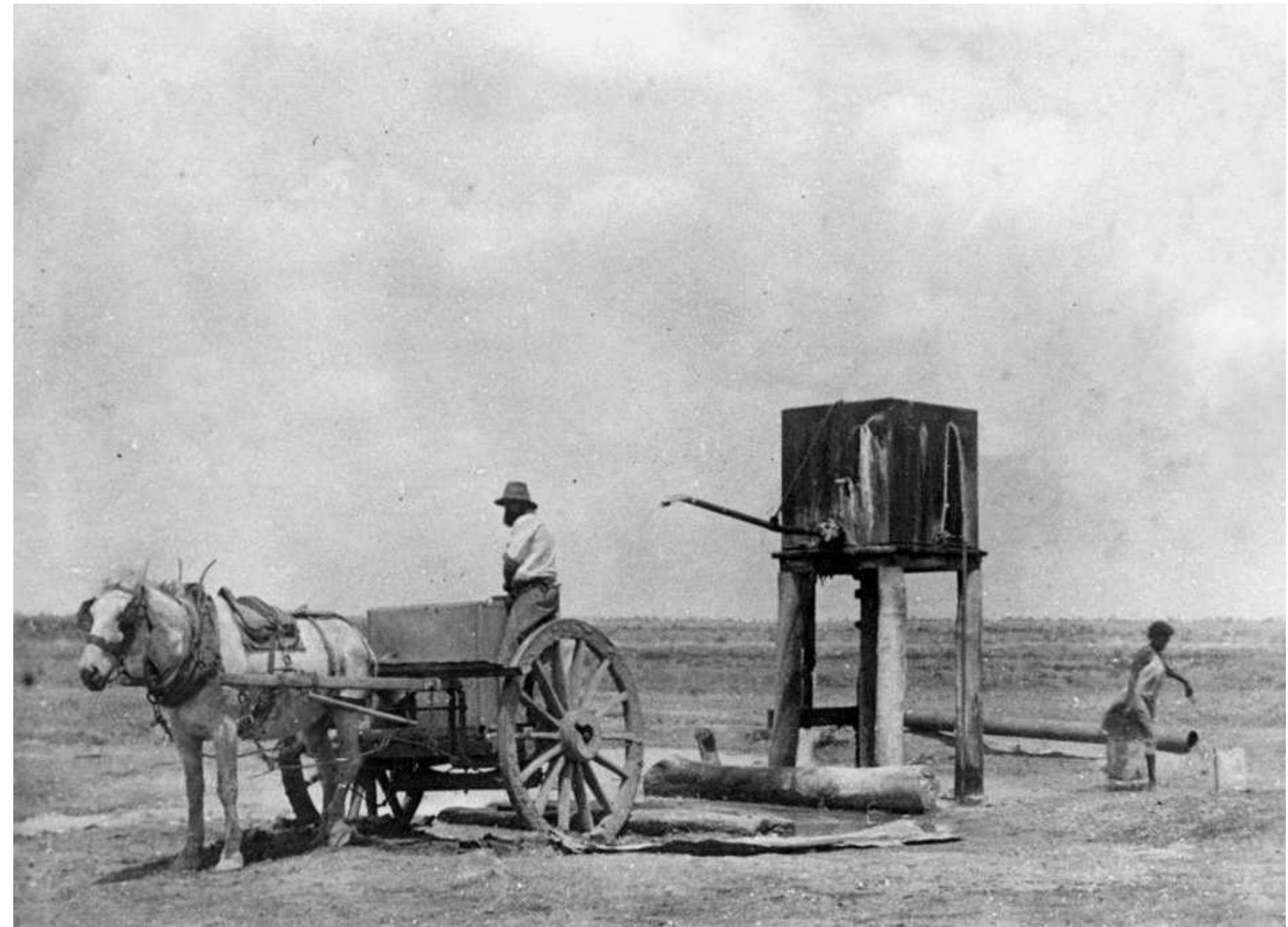 Ship tanks adapted for a bore water tank stand and water