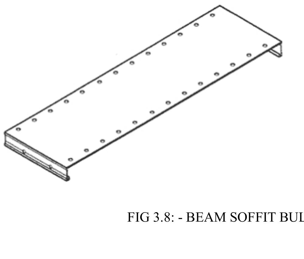 4) beam soffit bulkhead: - it is the bulkhead for beam. it