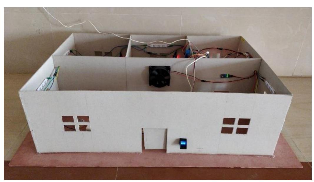 -4: hardware structure of office close the completed working