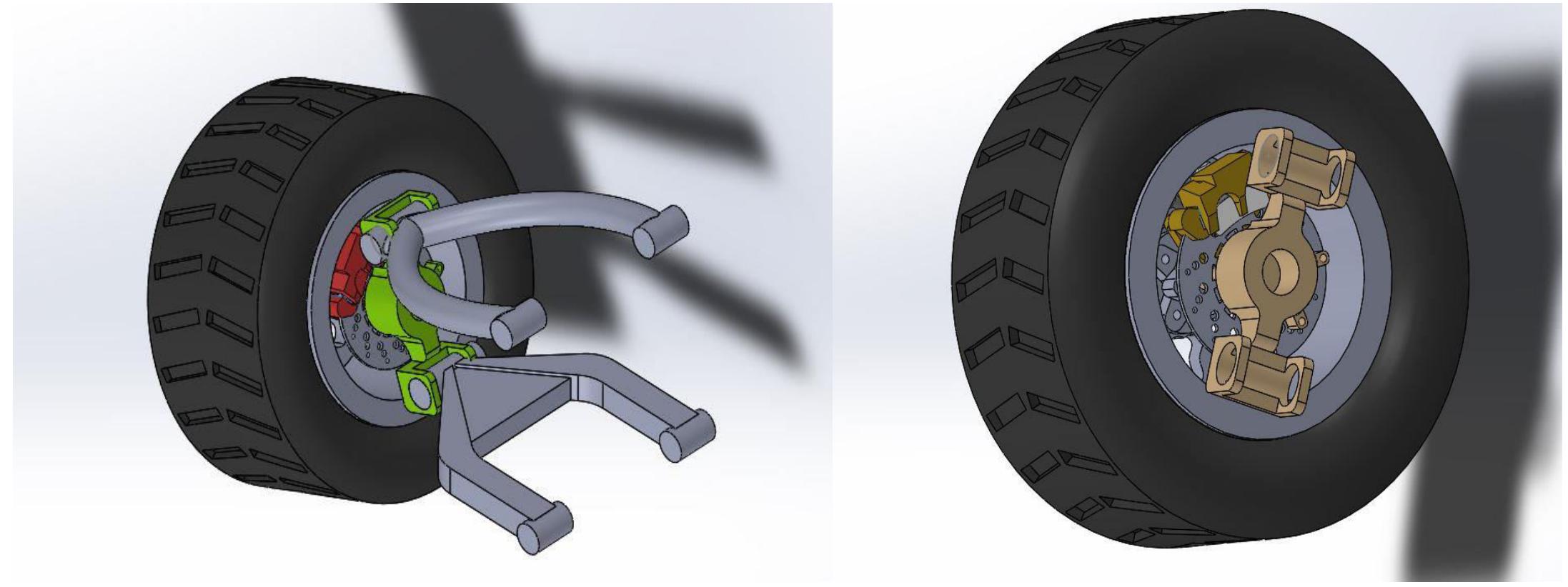 - wheel knuckle assembly ‘igure 14 - wheel assembly with
