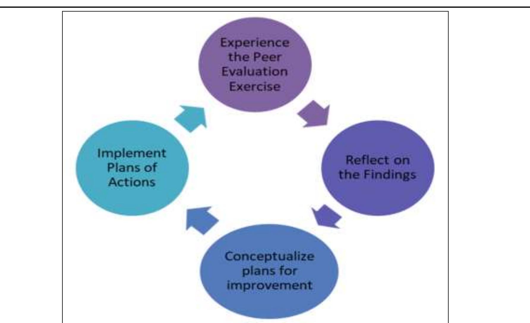 Adopted cycle of peer evaluation strategy by mack and chua