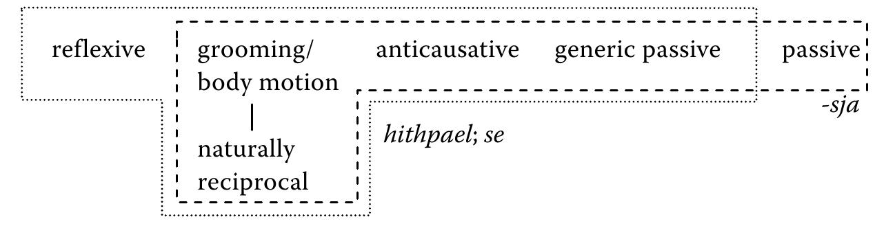 Semantic Map Of Reflexive Middle Functions