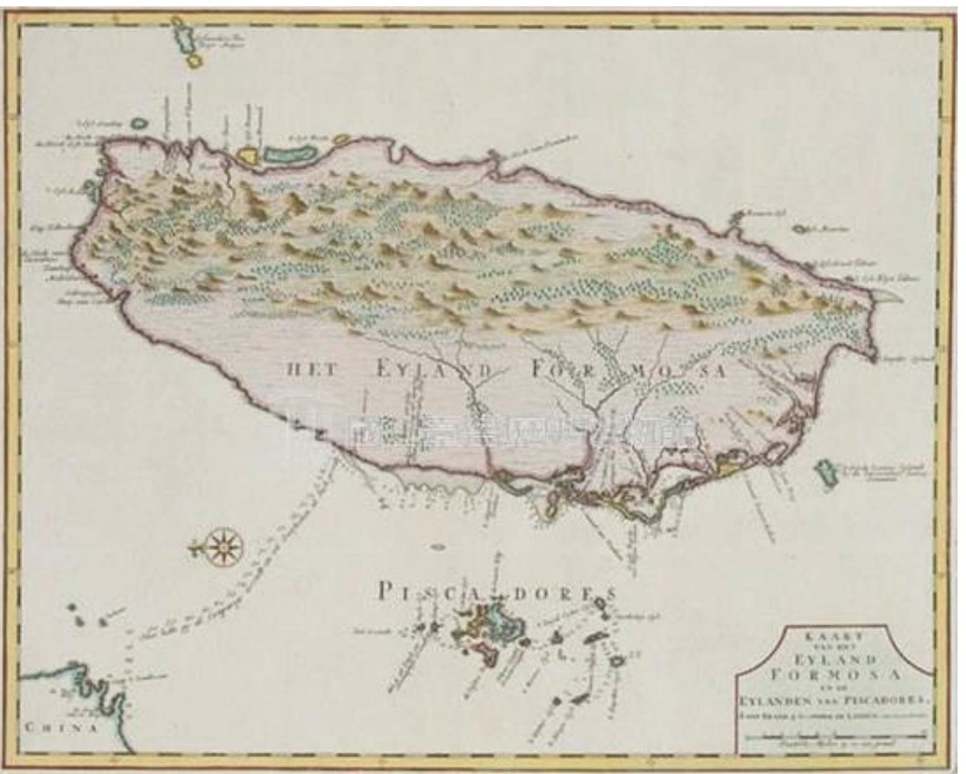 | the map of the island of formosa and the islands of the