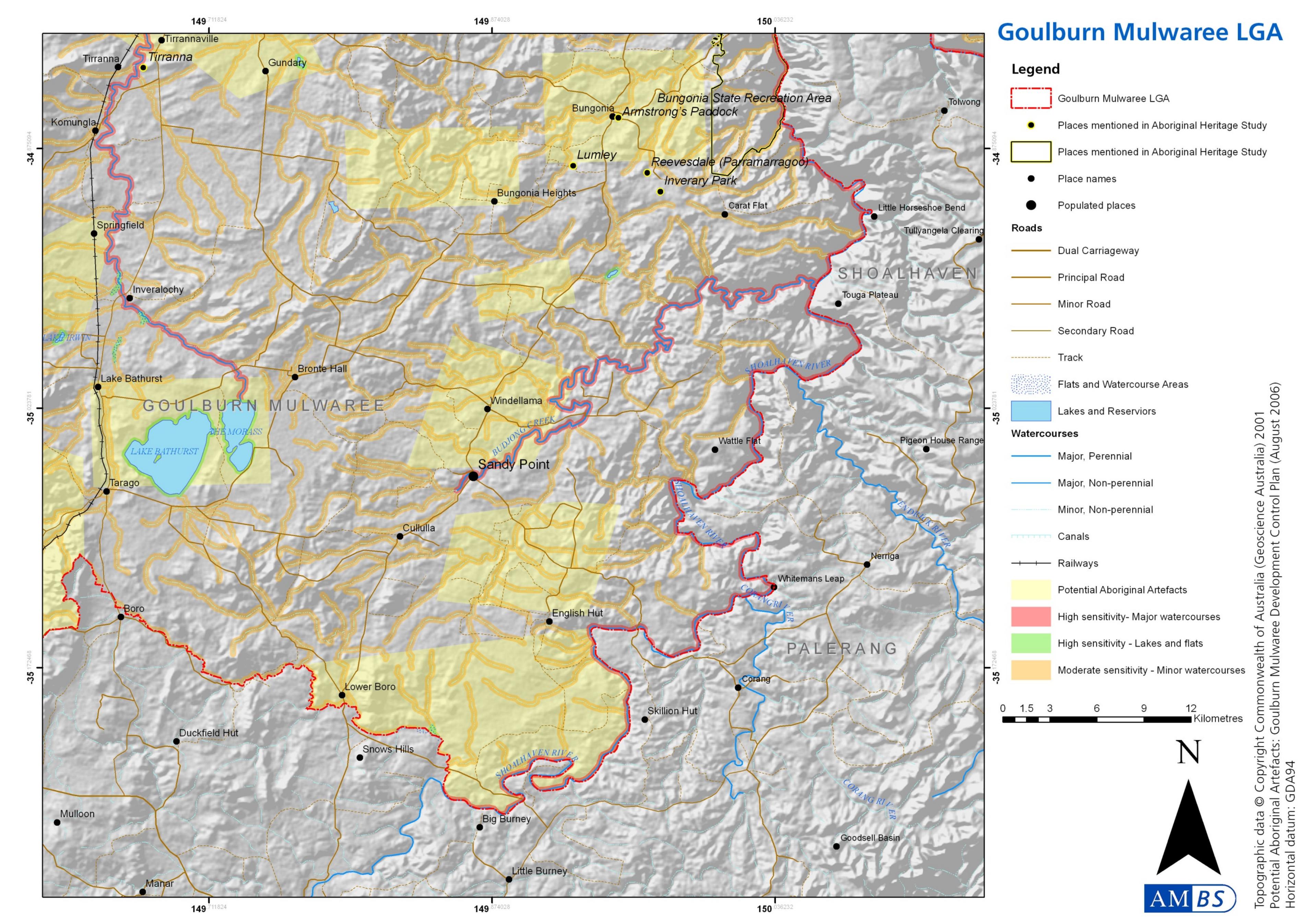5 areas of aboriginal heritage sensitivity in the south east