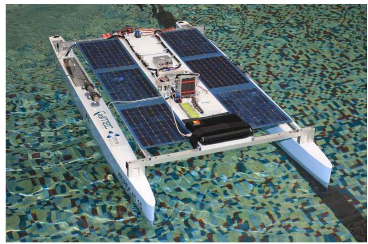 Figure 1 - Hydrogen / Solar-based Boat Propulsion System: