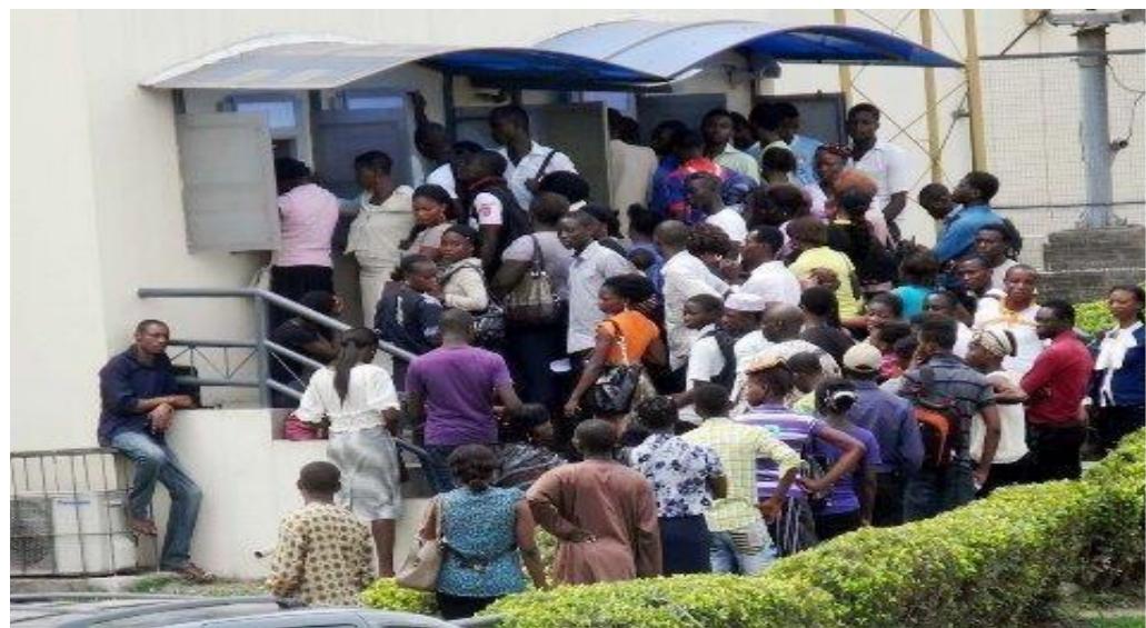 An atm point in nigeria. adapted from “6 categories of