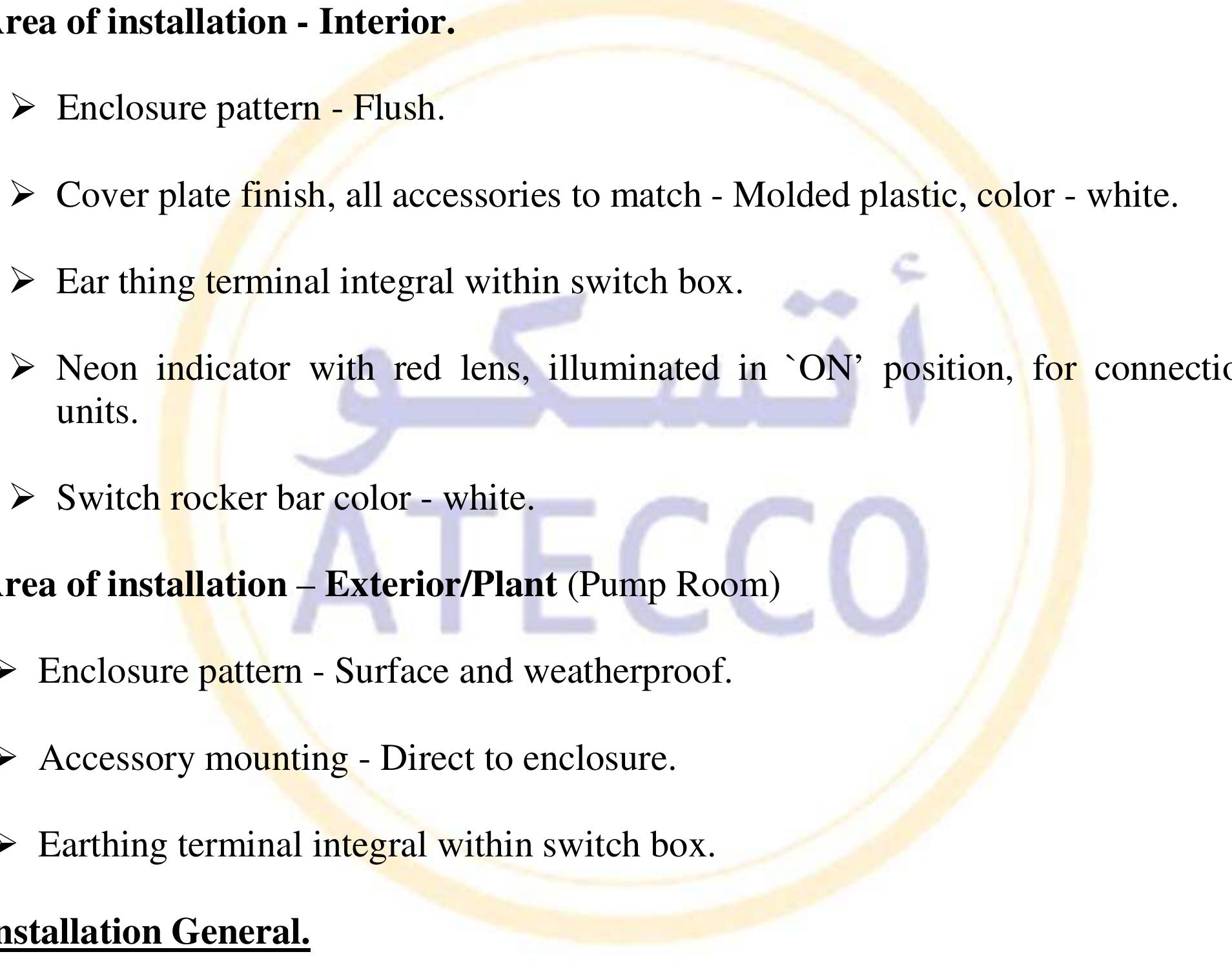 (PDF) METHOD STATEMENT FOR ELECTRICAL WORKS