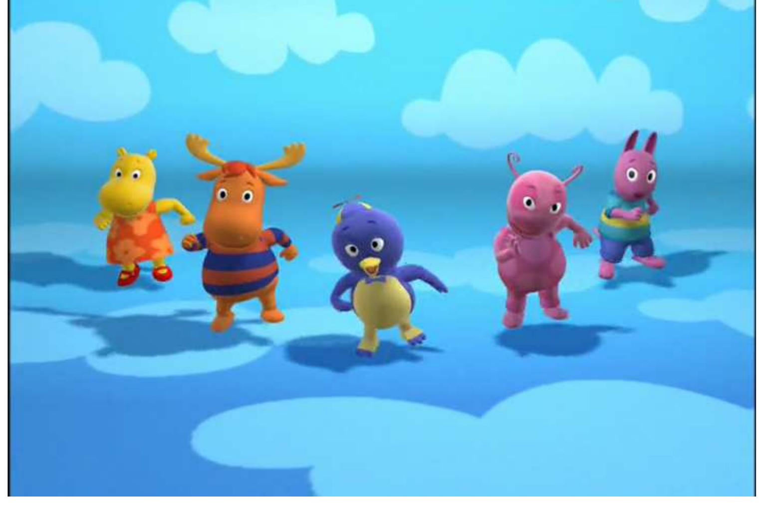 The backyardigans screenshot from opening title sequence.