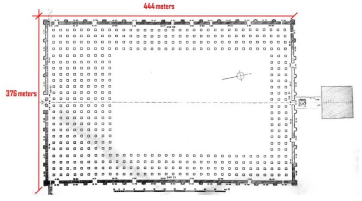Plan of the great mosque of samarra